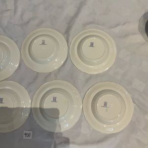 Spode | Dining | Vintage Spode Purple China 8 In Soup Bowl Set | Poshmark